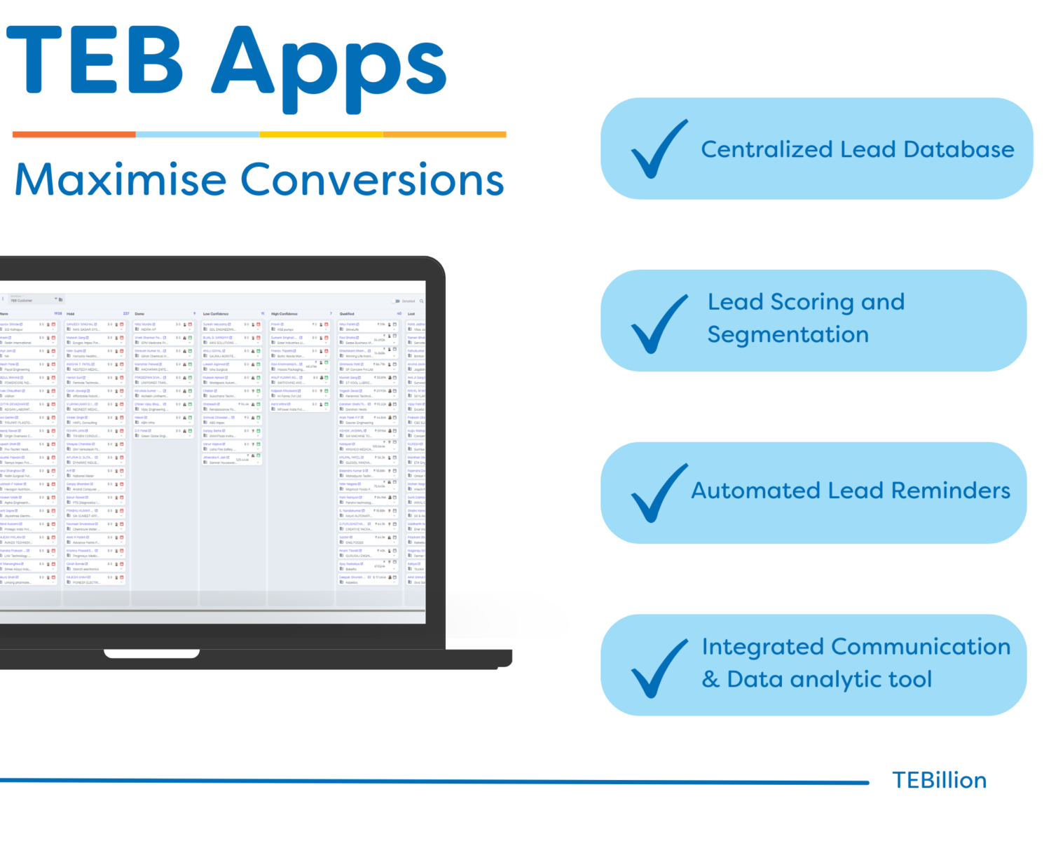 Maximise your conversions: Manufacturing lead management - TEBillion