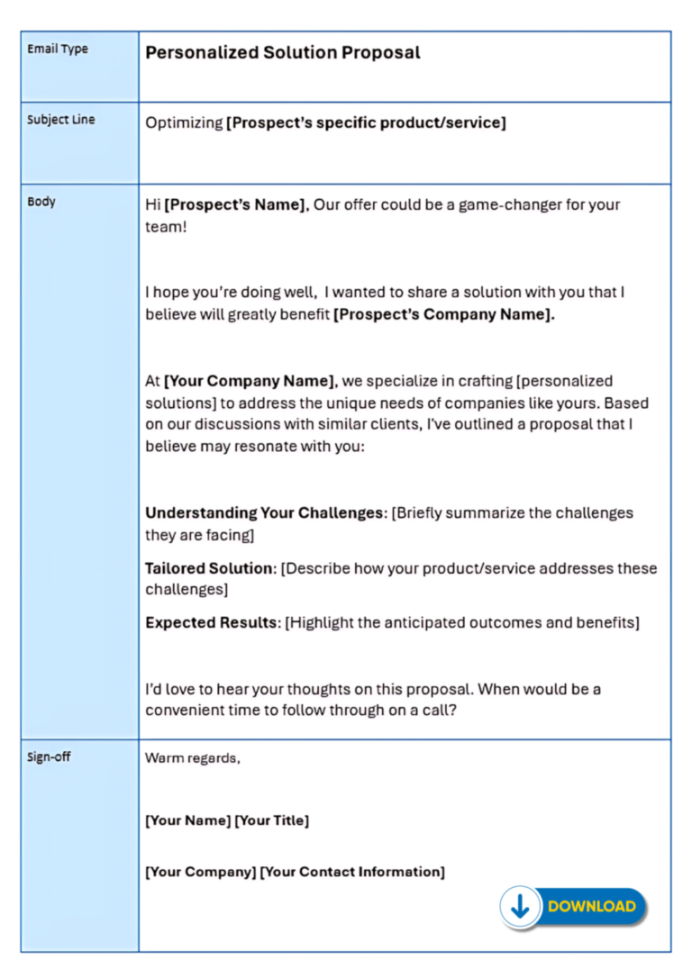 How to write a proposal email (With Templates) - TEBillion